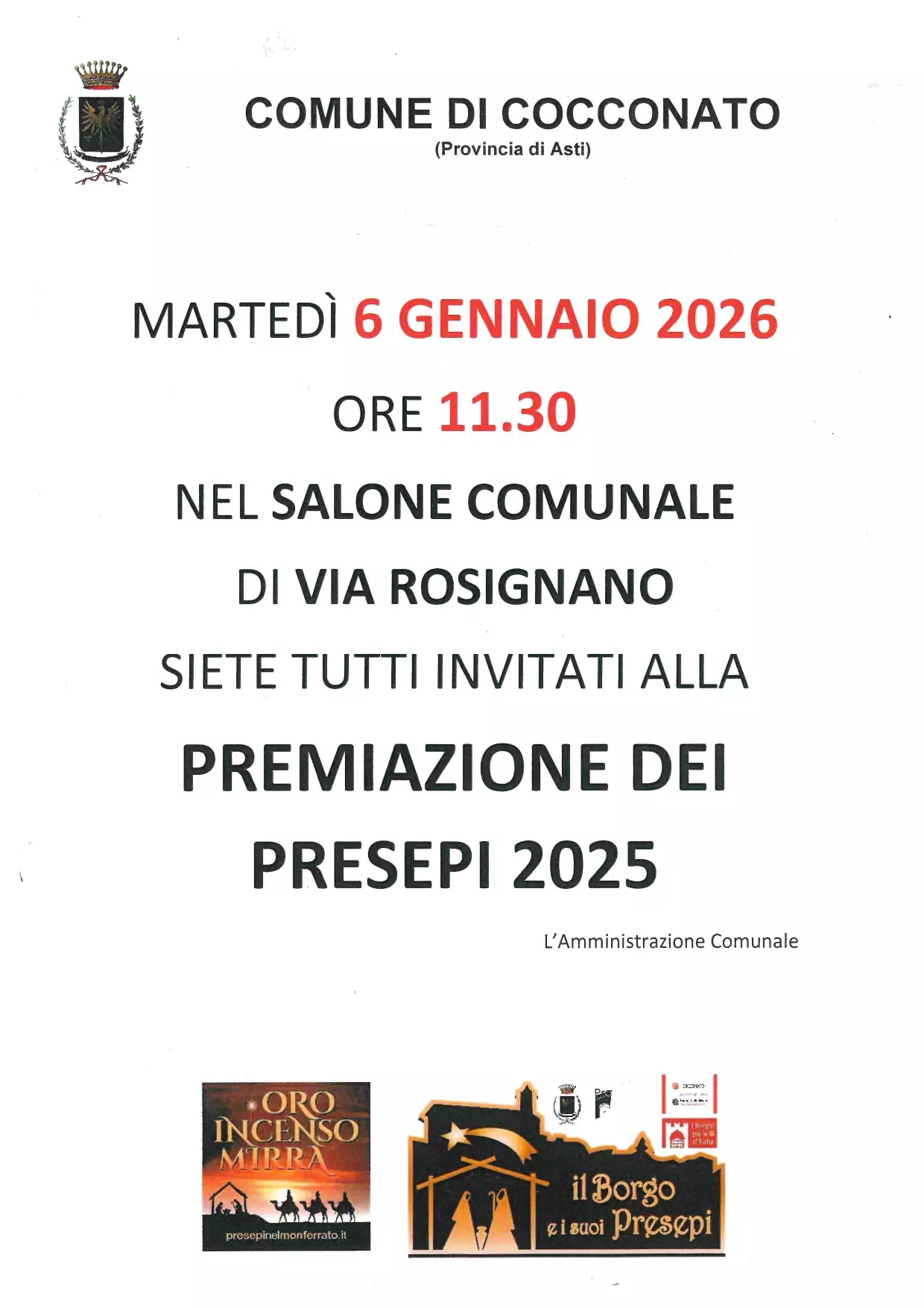 Comune di Cocconato - sito internet istituzionale - Regione Piemonte ...